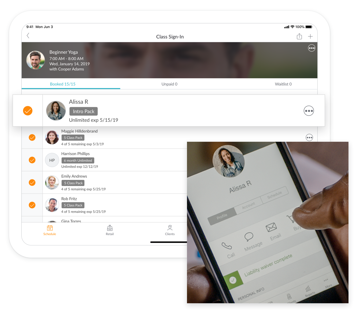 Scheduling | Mindbody